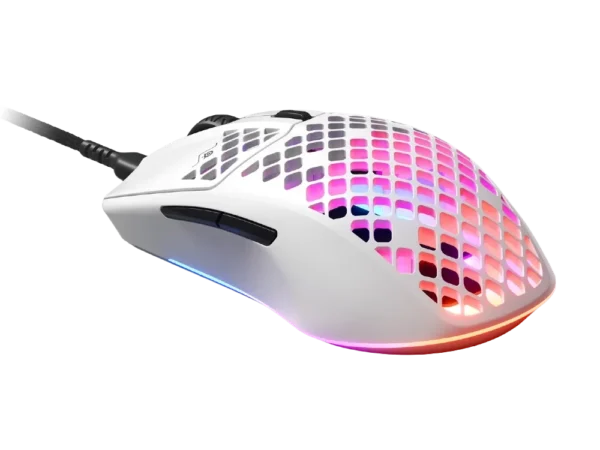 SteelSeries Aerox 3 Onyx Gaming Mouse - Snow White - SU Tech & Games