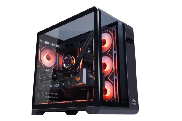 FROZER Infinity Plus ATX ARGB Gaming Case - Black - SU Tech & Games